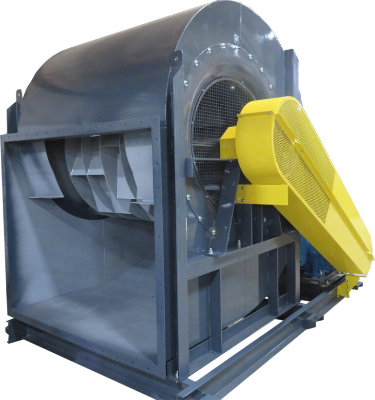 Backward Inclined Cooling Fan for Glass Tempering Operations